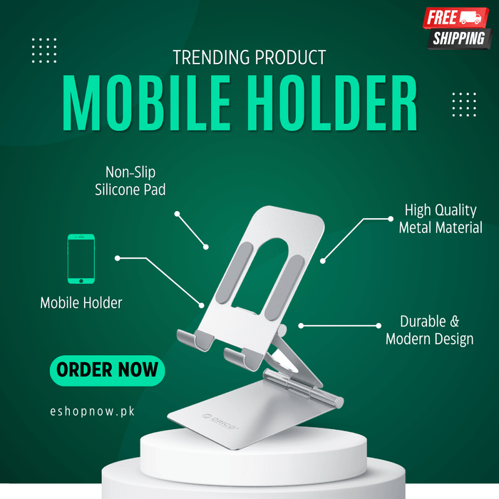 Mobile Phone Stand Foldable Adjustable Stand – eShop Now